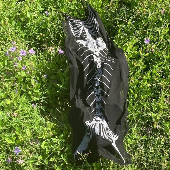 Iron Fist | Dresses | Iron Fist Black Bone Deep Mesh Maxi Dress Medium ...